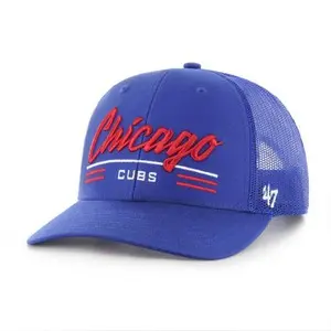 '47 Chicago Cubs Garner Trucker Adjustable Hat - Royal