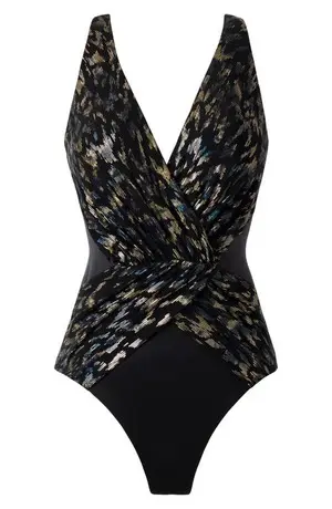 Miraclesuit Sparkle Plenty Ibiza One-piece Swimsuit - Black Multi