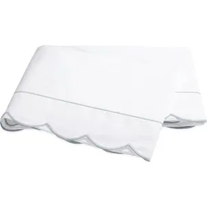 MATOUK Butterfield 500 Thread Count Cotton Percale Flat Sheet - Pool