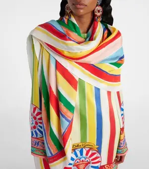 Dolce & Gabbana Striped Scarf