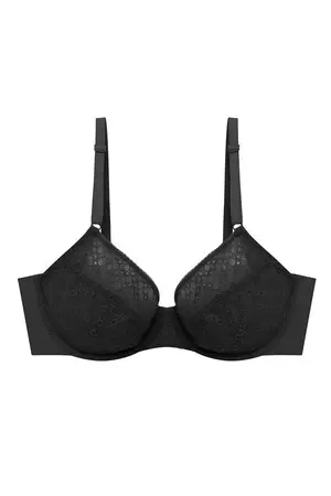 Natori Harmony Smooth Back Underwire Bra - Black