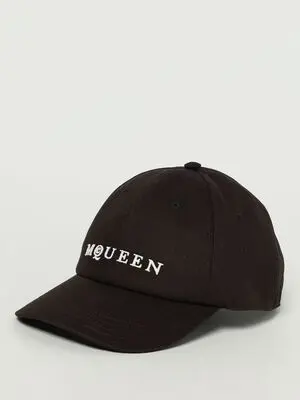 Alexander McQueen Embroidered Logo Cap - Black
