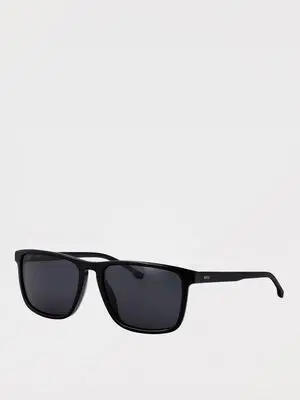 BOSS Rectangle Full Rim Sunglasses - Black