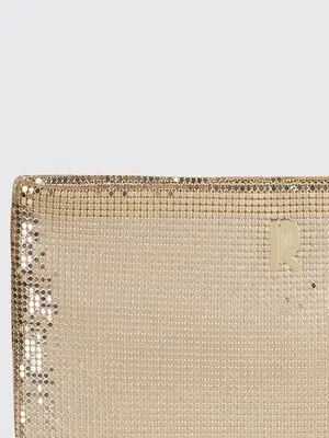 Rabanne Metallic Mesh Clutch - Gold