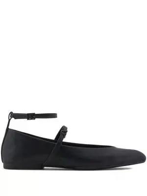 Armani Exchange Pointed-toe Ballerina Shoes