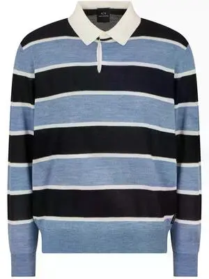 Armani Exchange Striped Polo Shirt
