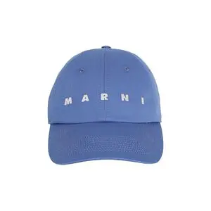 Marni Logo Baseball Cap - Blue
