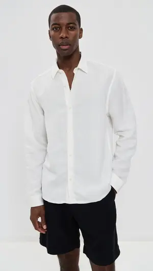 AUTO-REPLY Andrew Linen Shirt - White