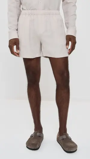 AUTO-REPLY Linen Blend Shorts