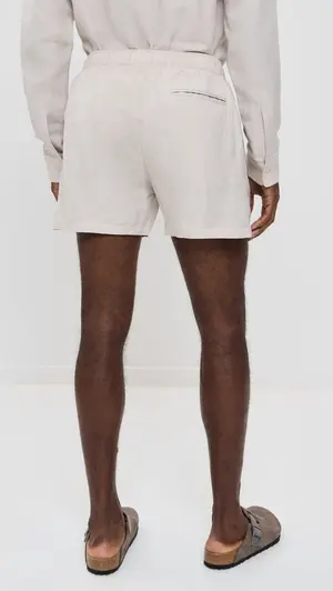 AUTO-REPLY Linen Blend Shorts
