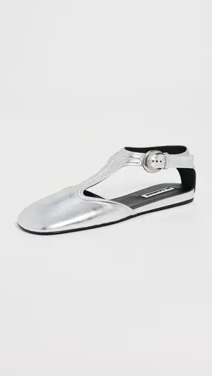 JIL SANDER Mary Jane Flats