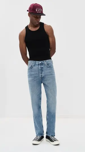AGOLDE 90s Relaxed Straight Leg Jeans - Friction