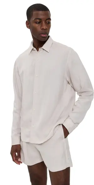 AUTO-REPLY Andrew Linen Shirt - Sand