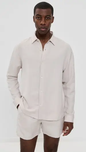 AUTO-REPLY Andrew Linen Shirt - Sand