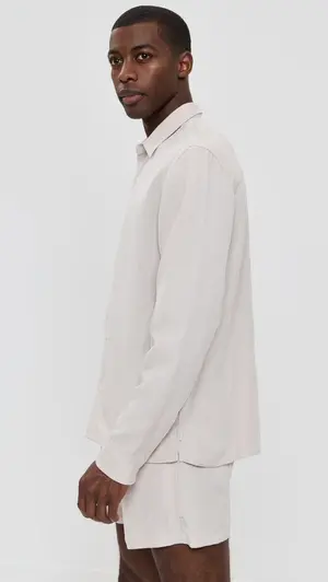 AUTO-REPLY Andrew Linen Shirt - Sand