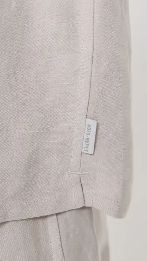 AUTO-REPLY Andrew Linen Shirt - Sand