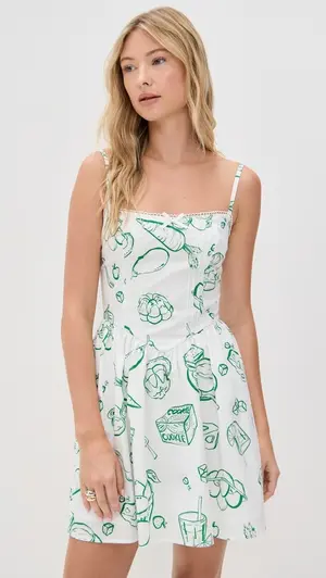 Moon River Spaghetti Strap Mini Dress