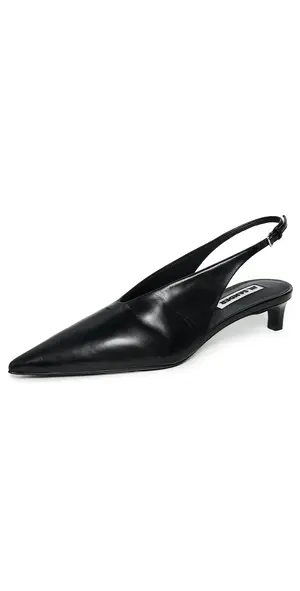 JIL SANDER Slingback Kitten Heel Pumps