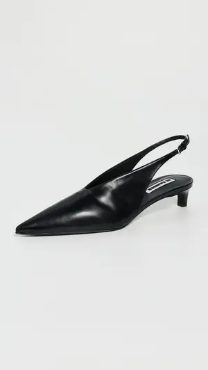 JIL SANDER Slingback Kitten Heel Pumps