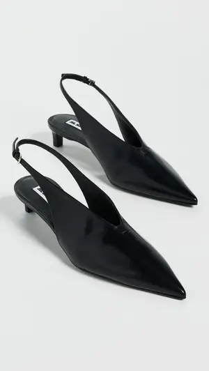 JIL SANDER Slingback Kitten Heel Pumps