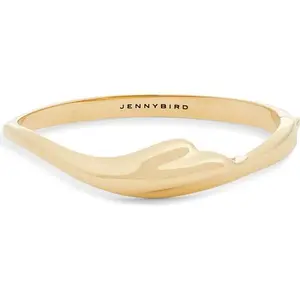 Jenny Bird Portia Hinged Bracelet - High Polish Gold