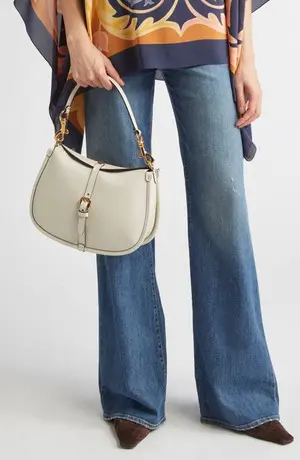 Etro Leather Hobo Bag - W1889 Milk White