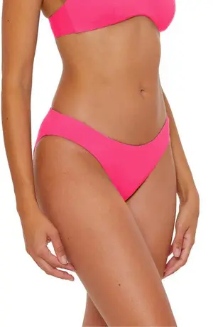 BECCA® By Rebecca Virtue Reversible Hipster Bikini Bottom - Punch/ Coral Rose
