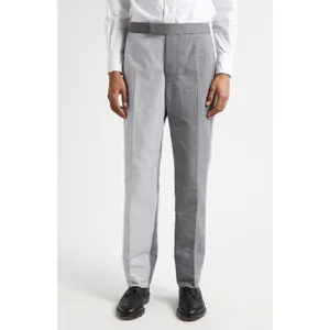 Thom Browne Stripe Colorblock Linen & Cotton Pants