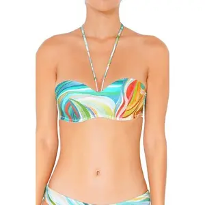 HUIT Bandeau Bikini Top - Print