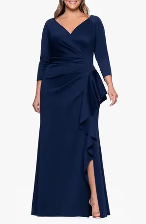 Xscape Evenings 3/4 Sleeve Evening Dresses
