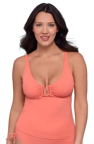 S3 APPAREL U-wire Tankini Swim Top - Watermelon