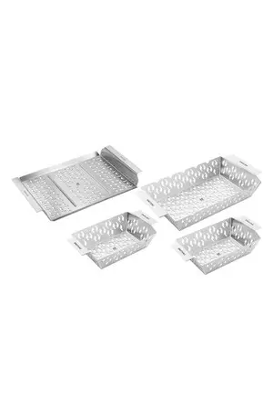 ZWILLING Barbecue 4-piece Grill Basket Set - Stainless Steel