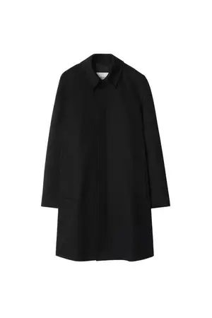 Burberry Mid-length Cashmere Car Coat - Black