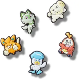 CROCS 5-pack Pokemon Jibbitz Shoe Charms - White