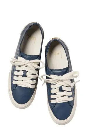 Beek Sandpiper Leather Sneaker - Navy