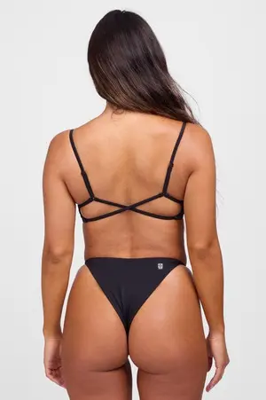 JOLYN Brooklyn Bikini Bottom - Black