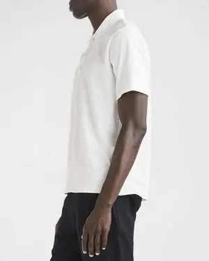 Rag & Bone Apos;s Classic Flame Polo Shirt - White