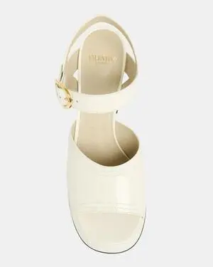 Valentino Garavani Fawcette Vlogo Platform Sandals - Ivory