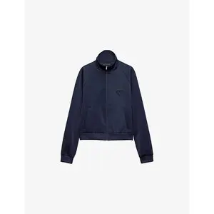 Prada Triangle-logo Zip Tech-knit Jacket
