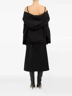 MAISON MARGIELA Off-shoulder Cotton Sweatshirt