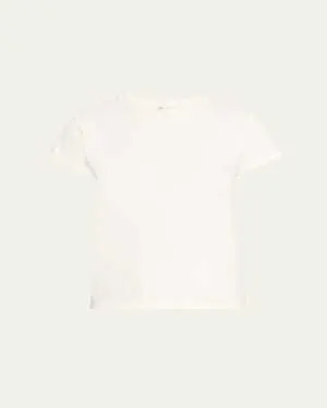 THE ROW Tori Shrunken T-shirt - White