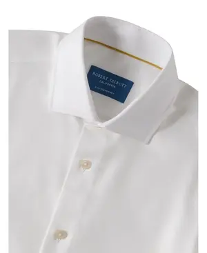 Robert Talbott Reynolds Double Twill Contemporary Fit Shirt - White
