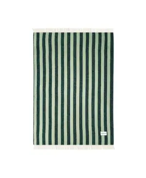 MAISON DEUX Candy Wrap Blanket, 4.25' X 6.5 - Green And Sage