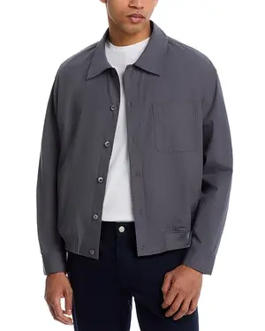 FRAME Blouson Cotton Jacket - Cloud Gray