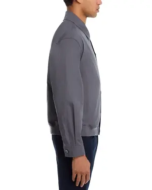 FRAME Blouson Cotton Jacket - Cloud Gray