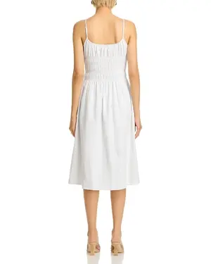 WAYF Isabelle Smock Midi Dress