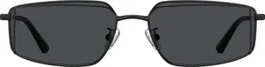 Zenni Full Rim Rectangle Sunglasses - Black