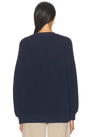 Jenni Kayne Cotton Cocoon Cardigan - Navy