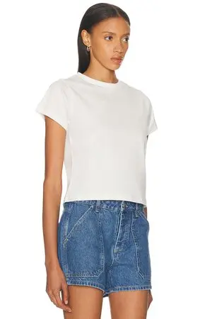 Renggli Crop Tee - Bone