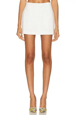 Renggli Linen Blend Mini Skirt